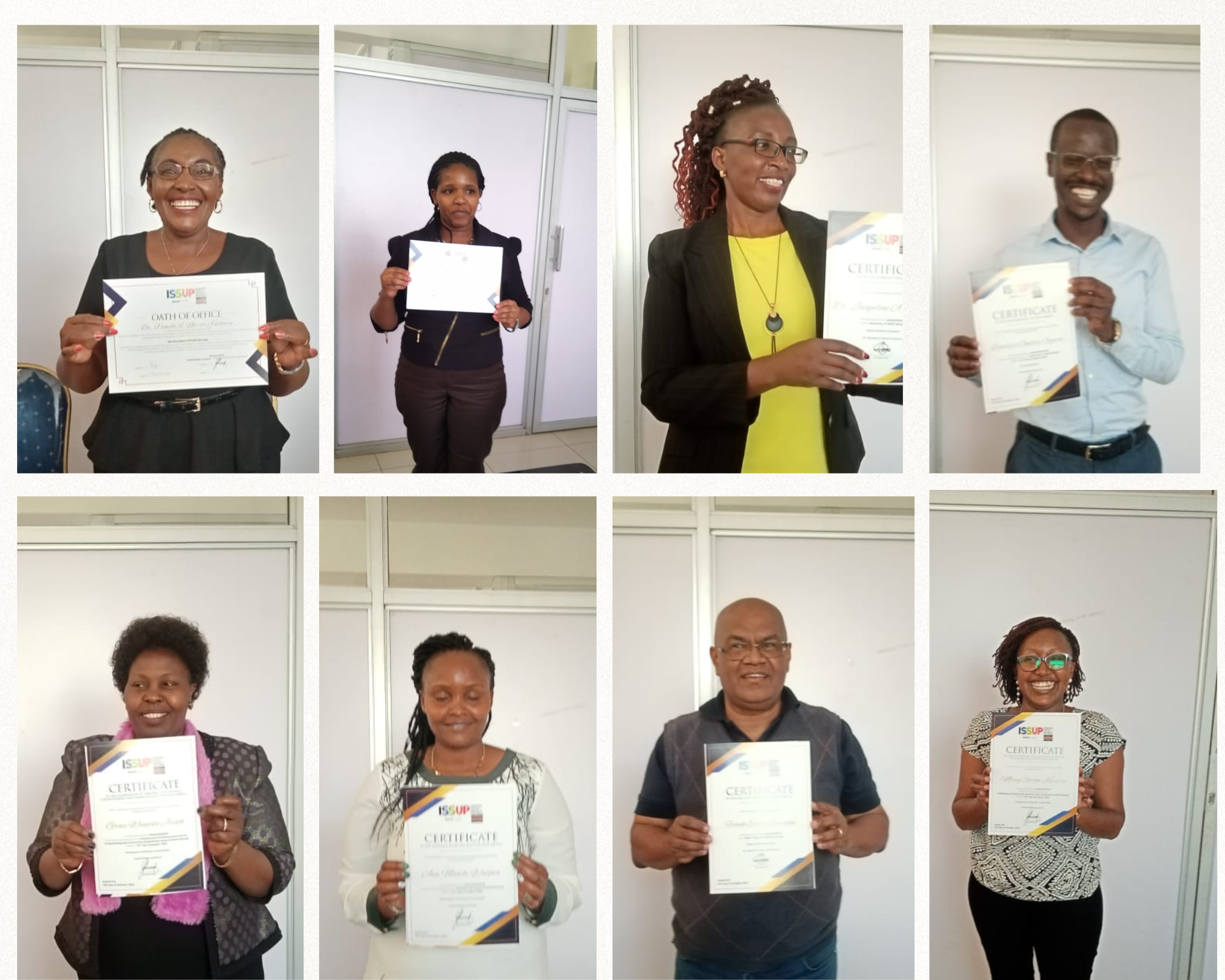 Inauguration of new ISSUP Kenya 2022-2025 Executive Committee ...