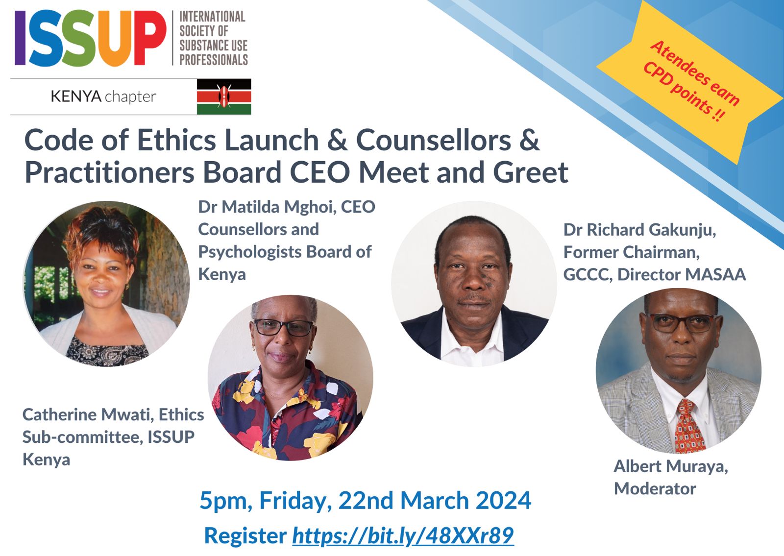 ISSUP Kenya Code of Ethics Launch & Counsellors/Practitioners Board CEO ...