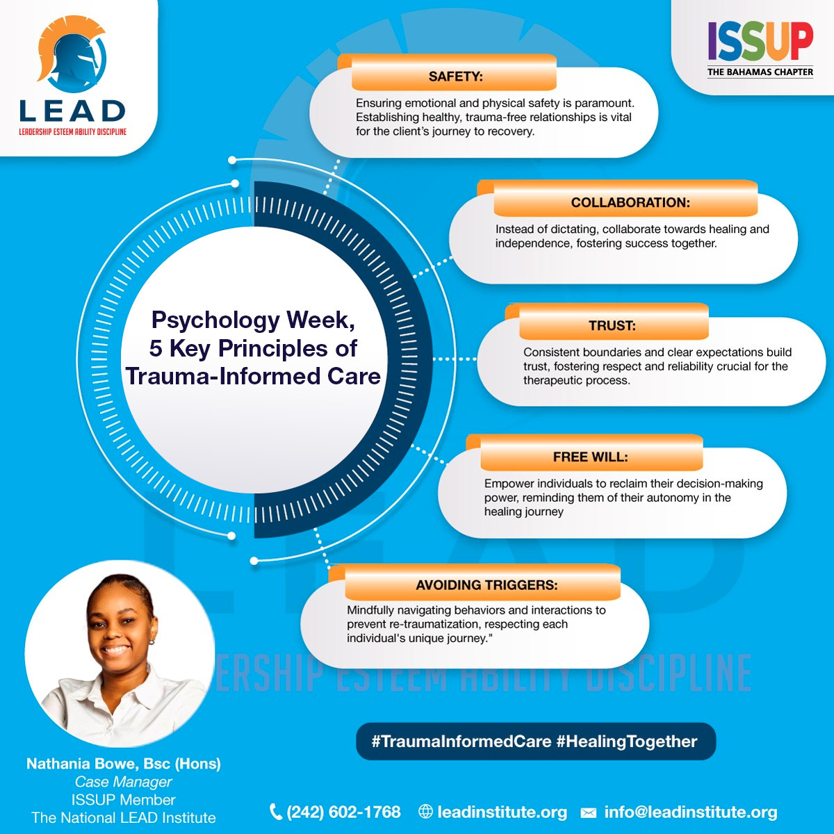 ISSUP Bahamas Wellness Wednesday - 24 April 2024 - Trauma Informed Care ...