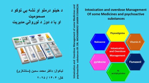 Intoxication and overdose management of some medicine and psychoactive ...