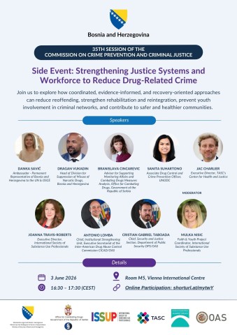 CCPCJ 2026: Side Event on Strengthening Justice Systems and Workforce ...
