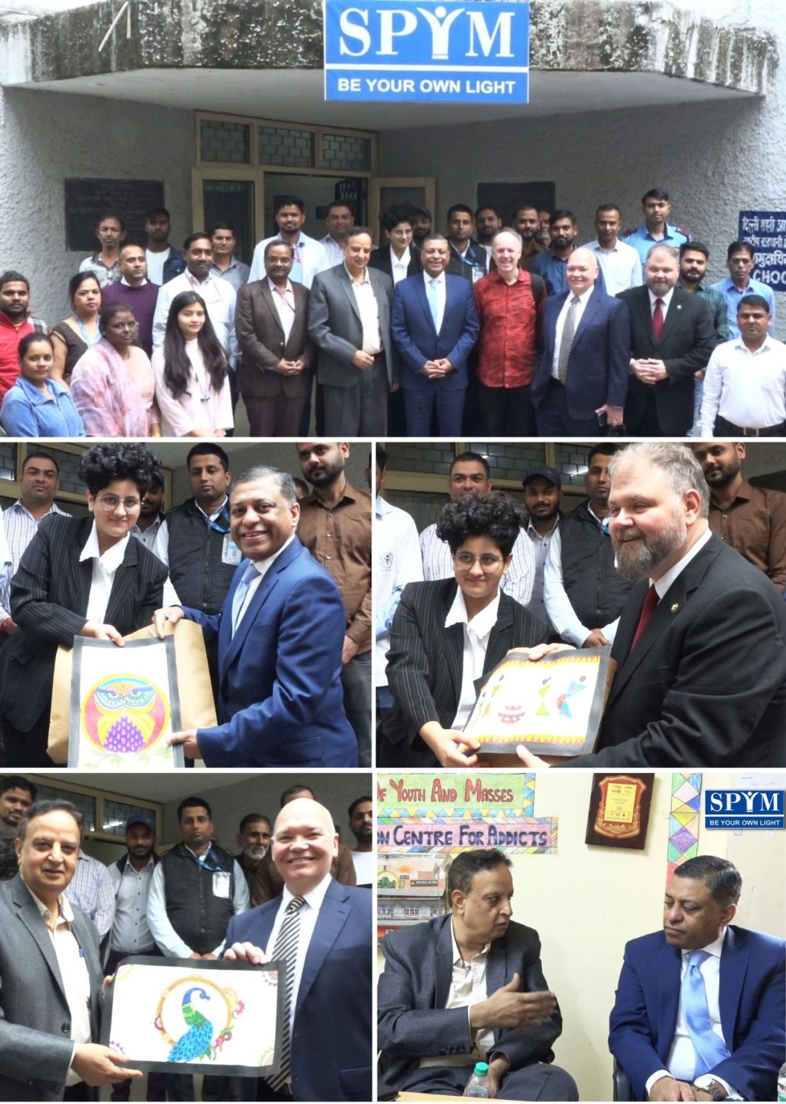 Dr. Rahul Gupta, Director, ONDCP and US Embassy Officials Visit SPYM's ...