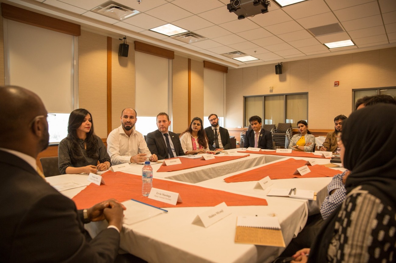 Brief Interaction with Mr. Ervin Massinga, Deputy Assistant Secretary U ...