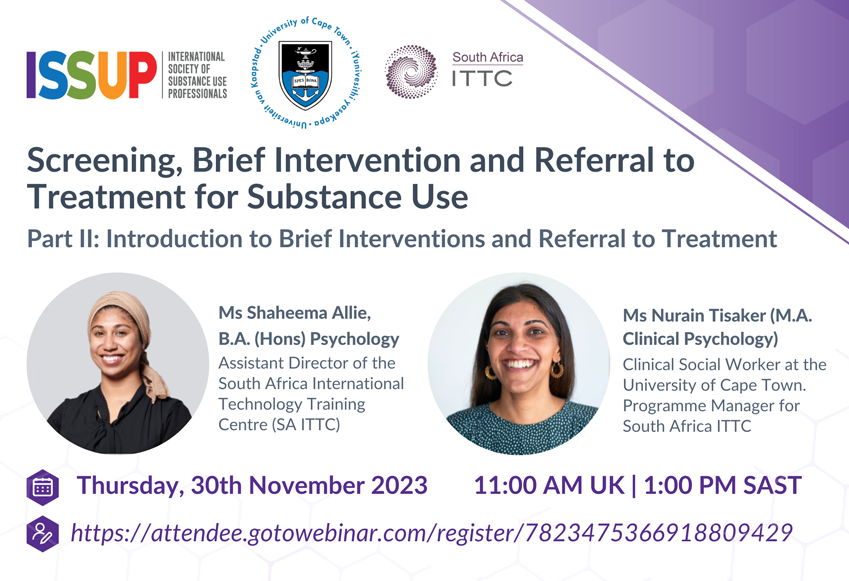 Screening, Brief Intervention and Referral to Treatment for Substance ...